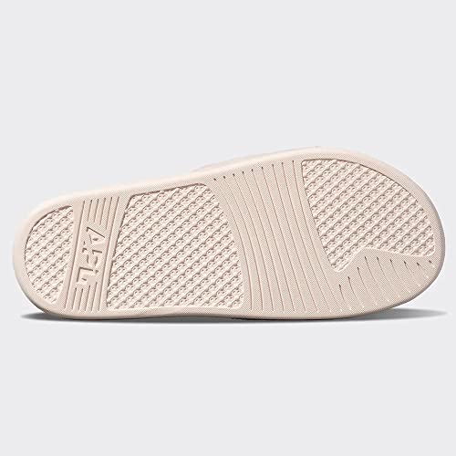 APL: Athletic Propulsion Labs Women's Techloom Velvet Slide, Creme, 7