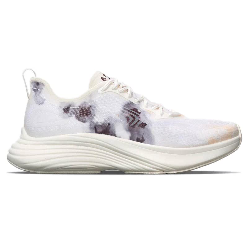 APL: Athletic Propulsion Labs Women's Streamline Sneakers, Ivory/Chocolate/Tie Dye, 10.5