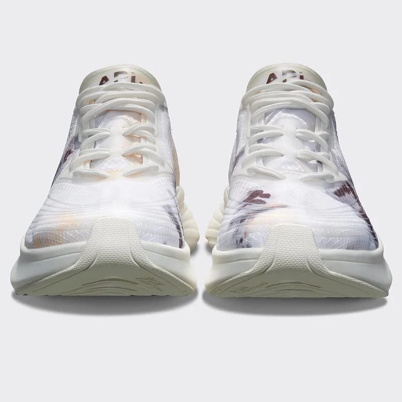 APL: Athletic Propulsion Labs Women's Streamline Sneakers, Ivory/Chocolate/Tie Dye, 10.5