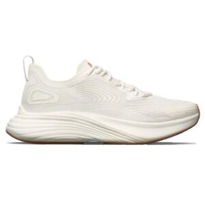 apl: athletic propulsion labs women's streamline sneakers, ivory/gum, 7.5