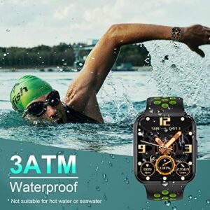 2023 Smart Watch,Fitness Activity Tracker 1.72"Touch Screen Fitness Watch with Heart Rate Sleep Monitor,Blood Oxygen,Step Counter for Men Women Kids 3ATM Waterproof Smartwatch Sports for iOS Android