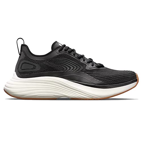 APL: Athletic Propulsion Labs Men' Streamline Sneakers, Black/White/Gum, 10.5