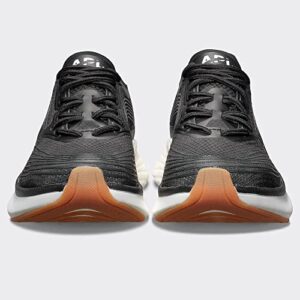 APL: Athletic Propulsion Labs Men' Streamline Sneakers, Black/White/Gum, 10.5