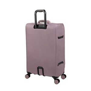 it luggage Census 31" Softside Checked 8 Wheel Spinner, Soft Pink, 32"