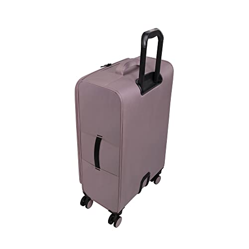 it luggage Census 31" Softside Checked 8 Wheel Spinner, Soft Pink, 32"