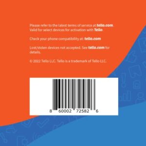 Tello Mobile Phone Plan | $19/Month - Unlimited Talk & Text + 5GB | Bring Your Own Phone Kit | 3 in 1 SIM Card Included | Nation-Wide 4G LTE/5G Coverage