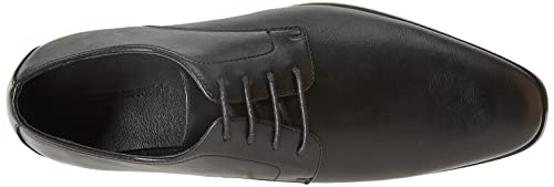 Amazon Essentials Men's Derby Shoe, Black, 10.5