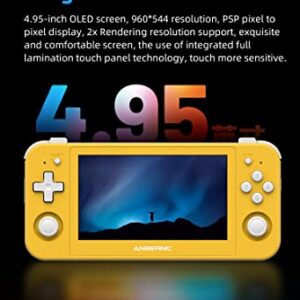 RG505 Video Game Handheld Game Console Have Android 12 System and Unisoc Tiger T618 CPU, Compatible with Google Play Store