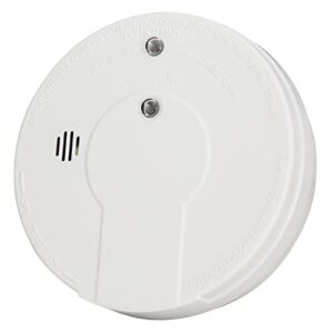 Kidde Premium Smoke Detector, Battery-Operated Smoke Alarm with Hush Feature, 9V Battery Included & Smoke Detector, Battery Powered with Test Button