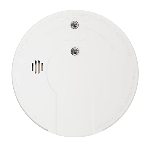 Kidde Premium Smoke Detector, Battery-Operated Smoke Alarm with Hush Feature, 9V Battery Included & Smoke Detector, Battery Powered with Test Button