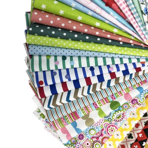 60PCS Scrap Quilting Fabric,60 Patterns Fat Quarters Fabric Bundles,Araniozb Fabric Squares,Sewing Fabric,Pre-Cut Quilt Squares,Cotton Fabric for Sewing 8” x 8”