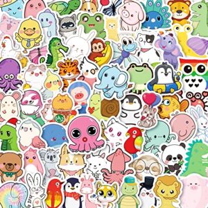 LIFEBE Cute Animal Stickers for Kids 300pcs, Farm Animal Stickers for Water Bottles, Vinyl Aesthetic Zoo Animal Stickers Decals for Laptop, Teens