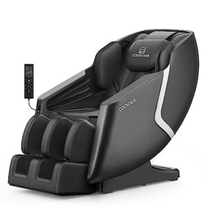 comfier full body massage chair,massage recliner chair, zero gravity,shiatsu deep kneading, 6 auto program,air compression,heat,bluetooth speaker,rolling,chair massager, black