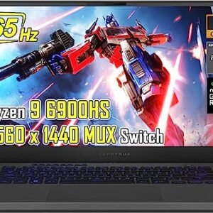 ASUS - ROG Zephyrus 15.6" WQHD 165Hz Gaming Laptop-AMD Ryzen 9 6900HS- NVIDIA GeForce RTX 3060-DDR5 Memory, PCIe SSD – with HDMI Cable (24GB RAM | 1TB PCIe SSD)