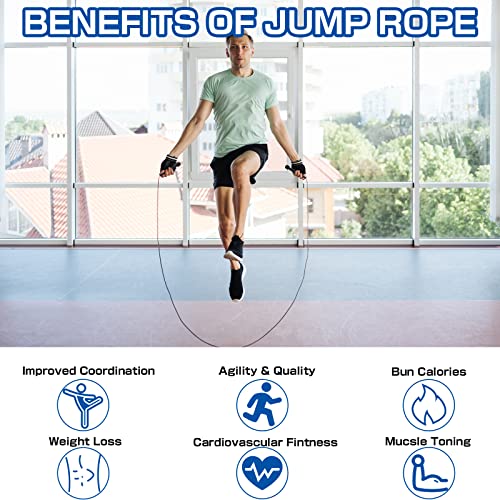 32 Pcs PVC Jump Ropes for Fitness 9.2 ft Adjustable Skipping Rope Versatile Unbreakable Speed Rope with Plastic Handles for Women Men Kids Endurance Training Cardio Exercise Workout (Simple Color)