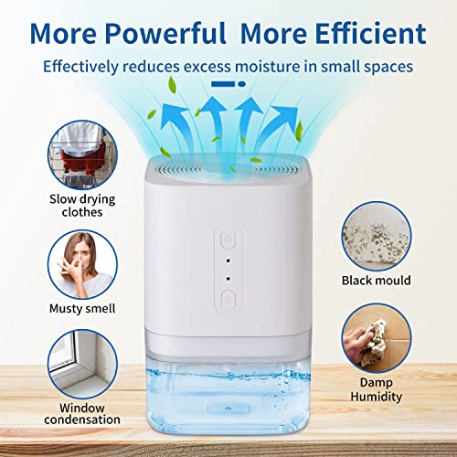 Green Piece Dehumidifier - For Smaller Rooms - 2 Liter - Easy to empty