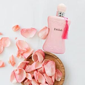 META-BOSEM Delilah, Women Perfume Eau de Parfum Natural Spray - Romantic Rose Note - Great Holiday Gift - for All Day Use - a Classic Bottle, 3.4 Fluid Ounce/100Ml