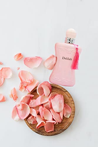 META-BOSEM Delilah, Women Perfume Eau de Parfum Natural Spray - Romantic Rose Note - Great Holiday Gift - for All Day Use - a Classic Bottle, 3.4 Fluid Ounce/100Ml