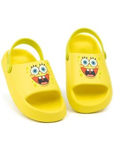 spongebob squarepants sliders kids yellow animated character sandals