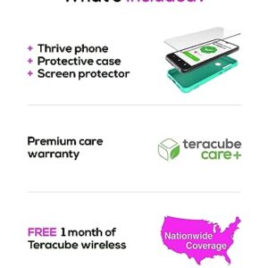 Teracube Thrive 64 GB Smartphone for Kids & Teens - Parental Controls, Healthy Time Limits, GPS Tracking, Talk/Text, Spam Blocker, Powered by T-Mobile (Activation Required)