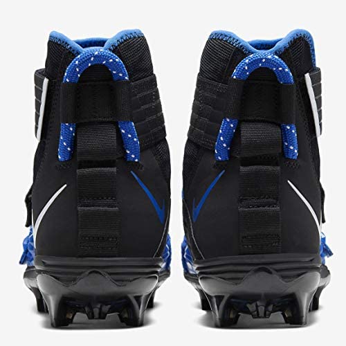 Nike Men's Force Savage Elite 2 Football Cleats (Black/White-Game Royal, Numeric_18)