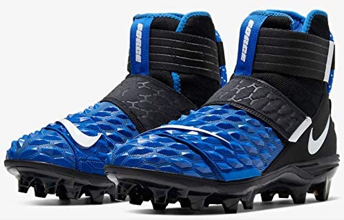 Nike Men's Force Savage Elite 2 Football Cleats (Black/White-Game Royal, Numeric_18)