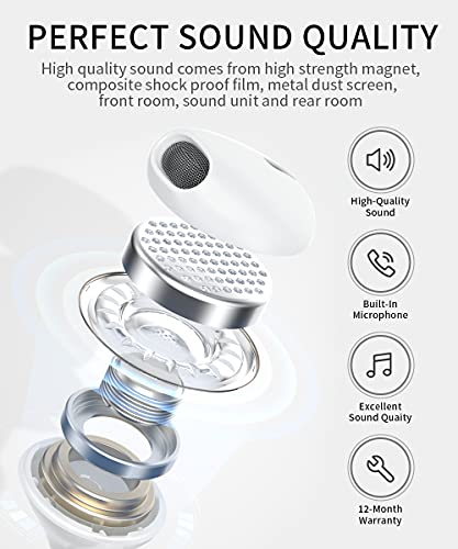 Earphones USB C Headphones, Type C Wired in-Ear Earbuds with Microphone and Volume Control Earbuds, Compatible with Samsung S20/S21,Huawei P20 pro/ P30/P40,Google Pixel 3/4/XL