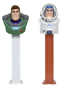 pez buzz lightyear candy dispenser set – buzz lightyear alpha class and buzz lightyear xl pez dispensers with extra pez candy refills