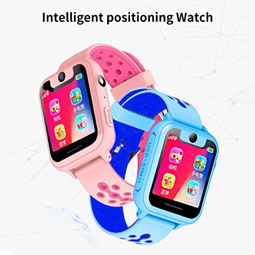 Kasituny s6 Smart Watch with GPS Tracker Touch Screen Life Waterproof 1.54 inch Phone Call Photo Bracelet Wristband Watch for Boys Girls