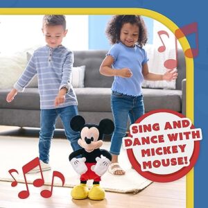 MICKEY Disney Junior Mouse Hot Diggity Dance Feature Plush Stuffed Animal, Motion, Sounds, and Games, Officially Licensed Kids Toys for Ages 3 Up by Just Play