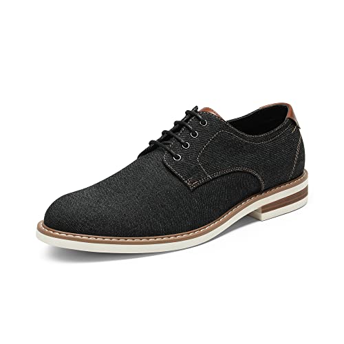 Bruno Marc Men's Dress Oxfords Black