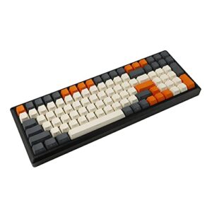 YMDK 133 Key Carbon PBT Double Shot Side-lit Shine Through Backlit keycaps OEM Profile for MX Mechanical Keyboard 108 96 87 NJ80 KBD67 ID80 84 68 64