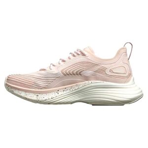 athletic propulsion labs women's streamline shoe, creme/rose dust/beachwood, 7.5