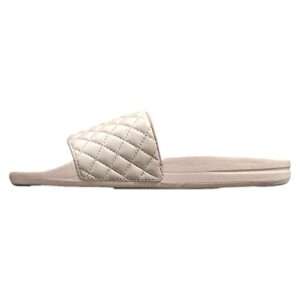 athletic propulsion labs women's lusso slide, creme/rose dust, 8