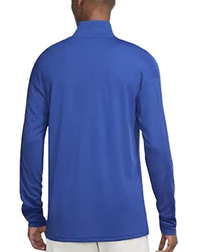 Nike Pro Dri-FIT Men's 1/4-Zip Hyper Dry Training Top, Game Royal/Blue/Black, Small