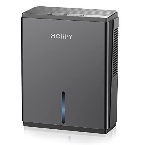 MORFY Portable Quiet Dehumidifiers for Home, 6800 Cubic Feet(700sq ft) 85 OZ Small with Drain Hose and Auto Shut Off for Bedroom Bathroom RV Laundry Room or Closet