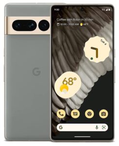 google pixel 7 pro 5g 128gb 12gb ram 24-hour battery factory unlocked for gsm carriers global version - hazel (renewed)