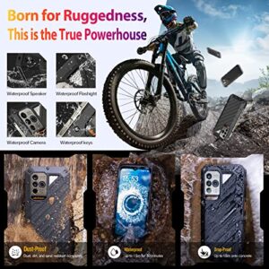 Ulefone Power Armor 18 5G Rugged Phone, Temperature Measurement 108MP Main Camera, 17GB+256GB MTK Dimensity 900, 9600mAh Battery QI 15W Wireless Charging, 6.58” FHD+ Corning Gorilla Screen, Android 12