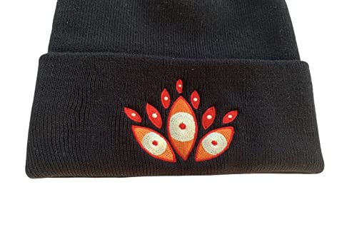 ASVP Shop Amphibia Darcy Embroidered Beanie Black