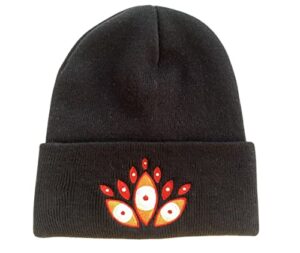 asvp shop amphibia darcy embroidered beanie black