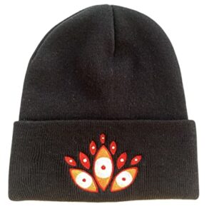 ASVP Shop Amphibia Darcy Embroidered Beanie Black