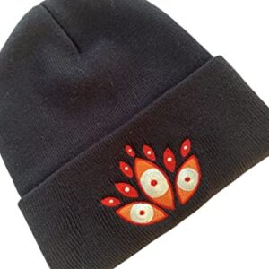 ASVP Shop Amphibia Darcy Embroidered Beanie Black