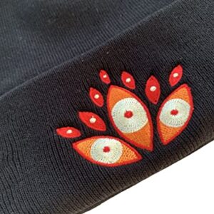 ASVP Shop Amphibia Darcy Embroidered Beanie Black