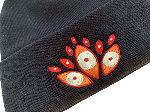 ASVP Shop Amphibia Darcy Embroidered Beanie Black