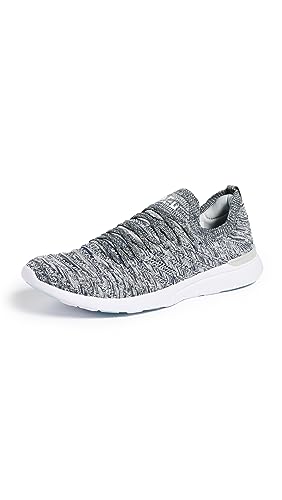 APL: Athletic Propulsion Labs Men's Techloom Wave Sneakers, Steel Grey/Navy/Fatigue, 8 Medium US