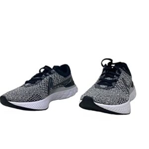 Nike Men's React Infinity Run Flyknit 3 Running Shoes, Black/DK Smoke Grey-Grey Fog, 11.5 M US