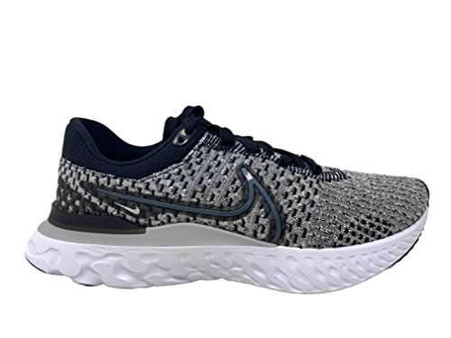 Nike Men's React Infinity Run Flyknit 3 Running Shoes, Black/DK Smoke Grey-Grey Fog, 11.5 M US