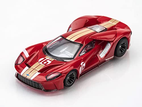 AFX/Racemasters Ford GT Heritage #16 Red AFX22067 HO Slot Racing Cars