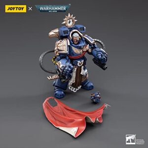 JoyToy 1/18 Warhammer 40,000 Action Figure Ultramarines Chapter Master Marneus Calgar Model