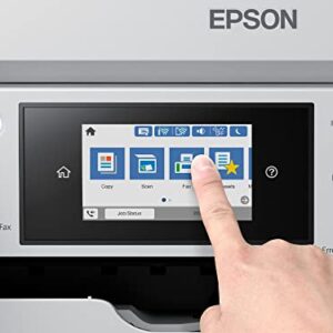 Epson EcoTank Pro ET-16600 Wide-Format All-in-One Supertank Wireless Color Inkjet Printer, White- Print Copy Scan Fax - 4.3" LCD, 25 ppm, 4800 x 1200 dpi, 13 x 19, Auto 2-Sided Printing, 50-Sheet ADF